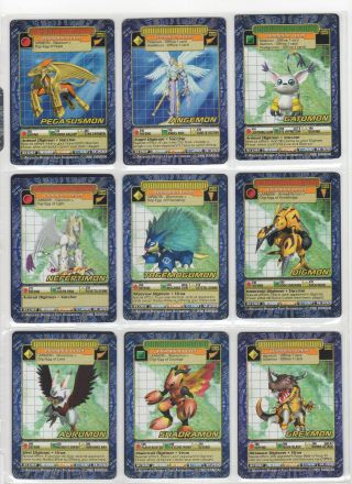 Digimon Digi - Battle Card Game Series 3 Near Complete Set Gold Text NM ...