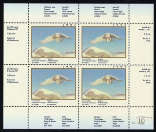 1992 Quebec Canada Duck Stamp Wildlife Habitat Conservation Stamp Lynx ...