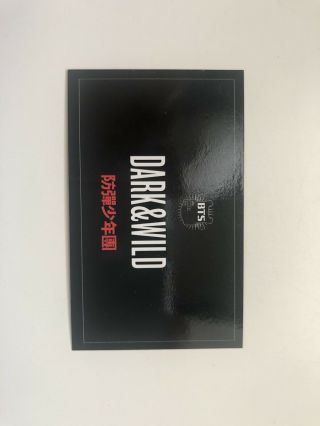 BTS Dark And Wild 1st Full Album Group Photo Card Official | #34401105