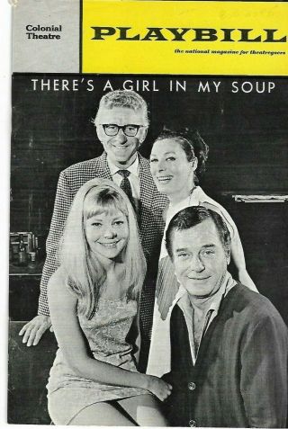 There A Girl In My Soup 1968 Playbill Signed 4 Stars Gig Young Rita ...