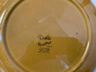 METLOX POPPYTRAIL DEHLIA GOLD DINNER PLATE | #35801188