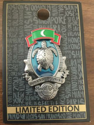 Hard Rock Hotel Maldives Grand Opening Pin | #12689599