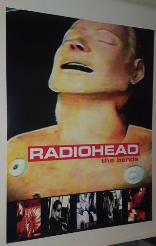 RADIOHEAD PROMO ONLY POSTER " THE BENDS " THOM YORKE 1995 ' Last One ...