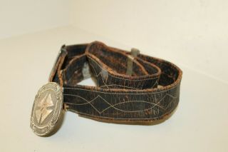 Antique Masonic Knights Templar Ceremony Sword Belt Vintage | #48408570