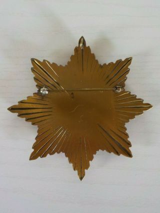 Old Vintage Knights Of Templar Badge Or Pendant With Enamel Cross ...