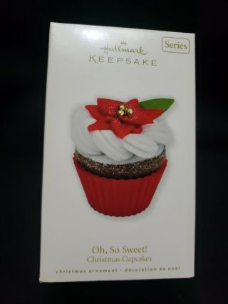 Hallmark 2010 Oh, So Sweet Christmas Cupcakes 1st In Series Ornament ...