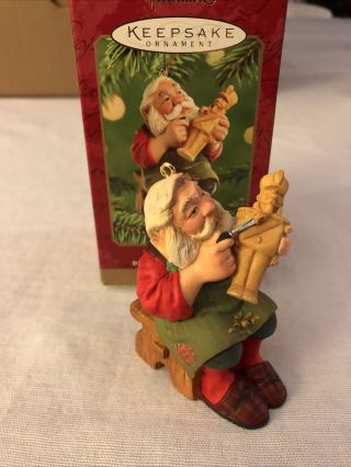 Hallmark Keepsake Ornament Carving Santa Claus 2001 | #48911779