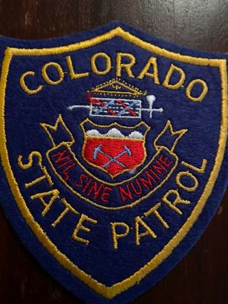 Colorado State Patrol & Summit Co Sheriff Shoulder Patches | #48917734
