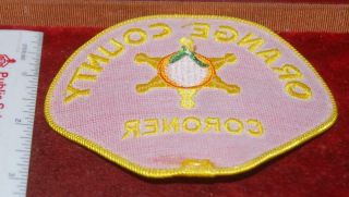 Defunct Orange County California Coroner Patch See Pix | #49046836