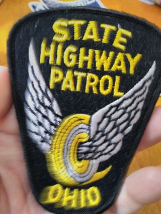 Vintage Ohio State Highway Patrol Police Patch Sew On | #49092111