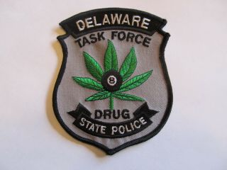 DELAWARE STATE POLICE DRUG TASK FORCE SHOULDER PATCH | #24379072