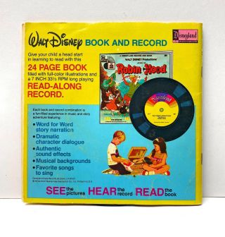 Vintage 1977 Walt Disney’s Read - Along Book Record 369 PETE ' S DRAGON ...