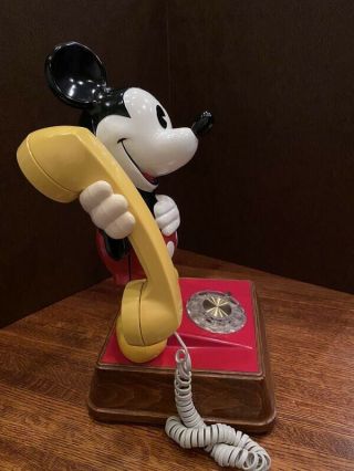 Vintage 1976 The Mickey Mouse Phone Rotary Dial Telephone Walt Disney ...
