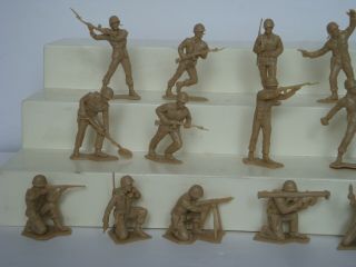 Marx Desert Fox / Complete Matched Set Of 16 US Desert Tan Series 1 GI ...