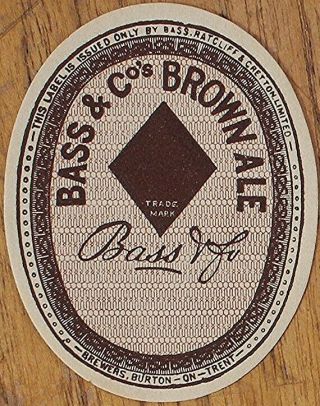 Bass & Co’s Pale Ale Bottle Label Bottled By Tolchard | #49851338