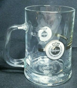 Warsteiner Glass Beer Mug Stein. 2L Eine Konigin Unter Den Bieren Das ...