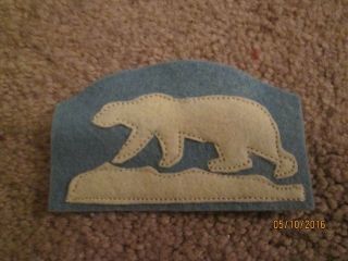 WWI US Army North Russia Polar Bear Patch AEF Printed | #354391