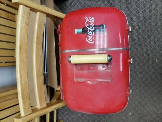 Vintage Coca Cola CoolBox AM/FM CD Player Powered Cooler | #50114232