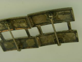 WW2 US Army Captain ' S Bars Early Pin - Back Rank Insignia Sterling ...