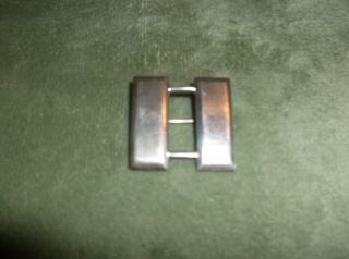 WWII US Army Captain’s Bars Pair Sterling Silver | #25349594