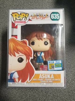 Asuka Neon Genesis Evangelion Funko POP OFFICIAL SDCC 2019 Sticker ...