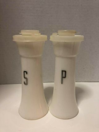 Tupperware Large Hourglass Salt And Pepper Shakers Royal Blue Lids ...