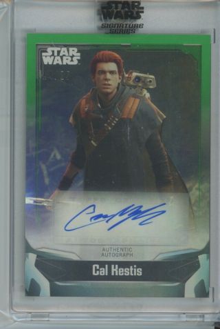 2021 Topps Star Wars Signature Series Cameron Monaghan As Cal Kestis ...