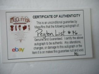 Peyton List Signed Inkworks SMALLVILLE (Lucy Lane) Trading Card 76 W ...