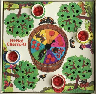 Vintage Hi Ho Cherry O Board Game The Easy Cherry Picking Game 1981 ...