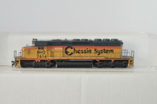 ATHEARN HO SCALE MODEL OF A CHESSIE SYSTEM (B&O) EMD SD40 - 2 7614 ...