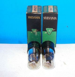 6P5GT NOS Sylvania Radio Guitar Audio Amplifier Vacuum Tubes 2 Valve ...