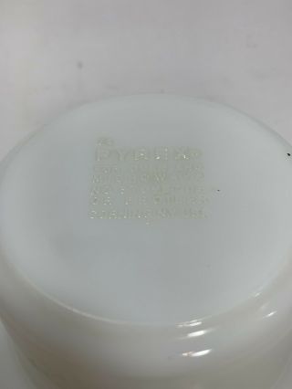 Vintage Corning Pyrex Solid White Milk Glass Round Butter Dish With ...