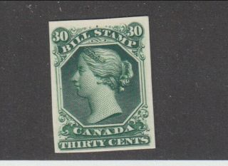 30 Cent Canada Blue Bill Proof On India Paper On Card FB29 (Lot F350 ...