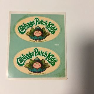 Set Of 2 Vintage 1986 Cabbage Patch Kids Stickers | #63242952
