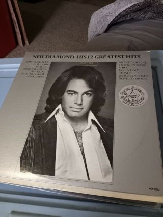 Rock Lp Neil Diamond His 12 Greatest Hits On Mca | #48938673