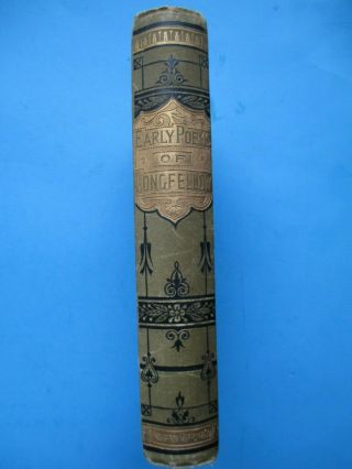 Antique Book 1885 THE EARLY POEMS OF HENRY WADSWORTH LONGFELLOW | #63003011