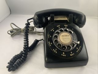 Vintage Northern Telecom Telephone Black Rotary Dial Phone | #44079862