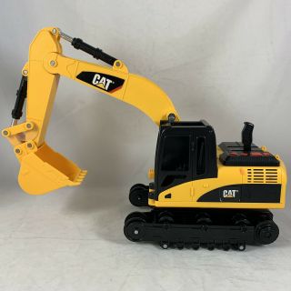 Vtg Toy State CAT Caterpillar Excavator 14 " Construction Vehicle DOES ...