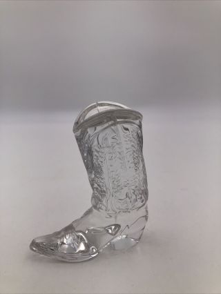RALPH LAUREN GLASS CRYSTAL COWBOY BOOT FIGURINE PAPERWEIGHT Solid ...