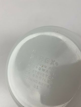Vintage Corning Pyrex Solid White Milk Glass Round Butter Dish With ...