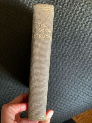 The Book Of Mormon 1st Double Column By Heber J. Grant LDS Joseph Smith ...